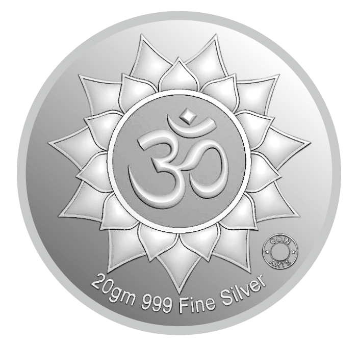 3D Lord Balaji 999 Silver Coin – CoinArts