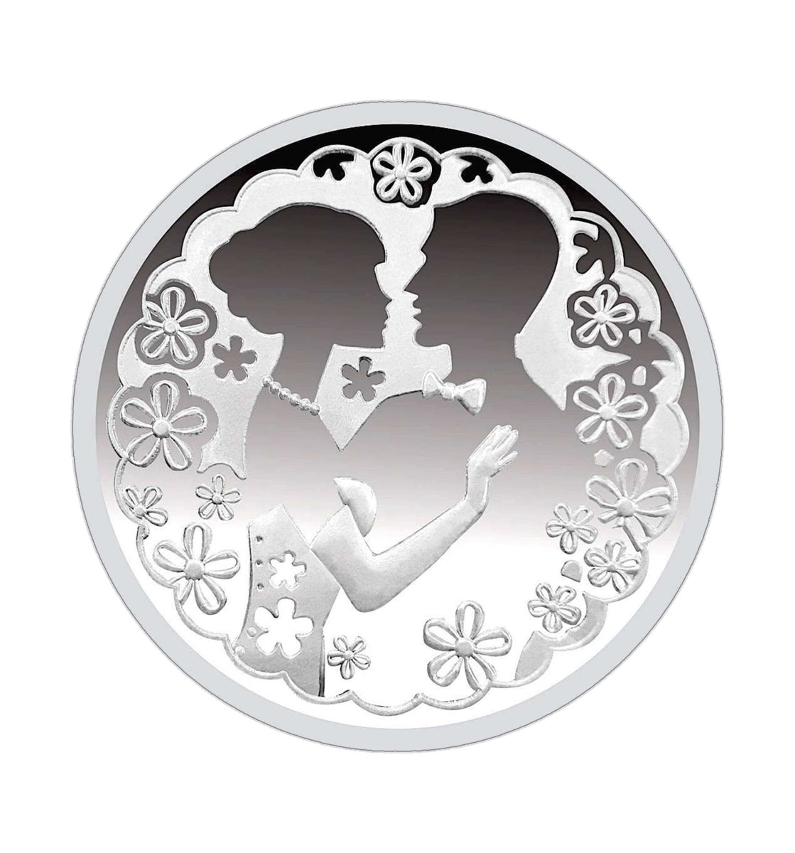 3D Couple 999 Silver Coin – CoinArts