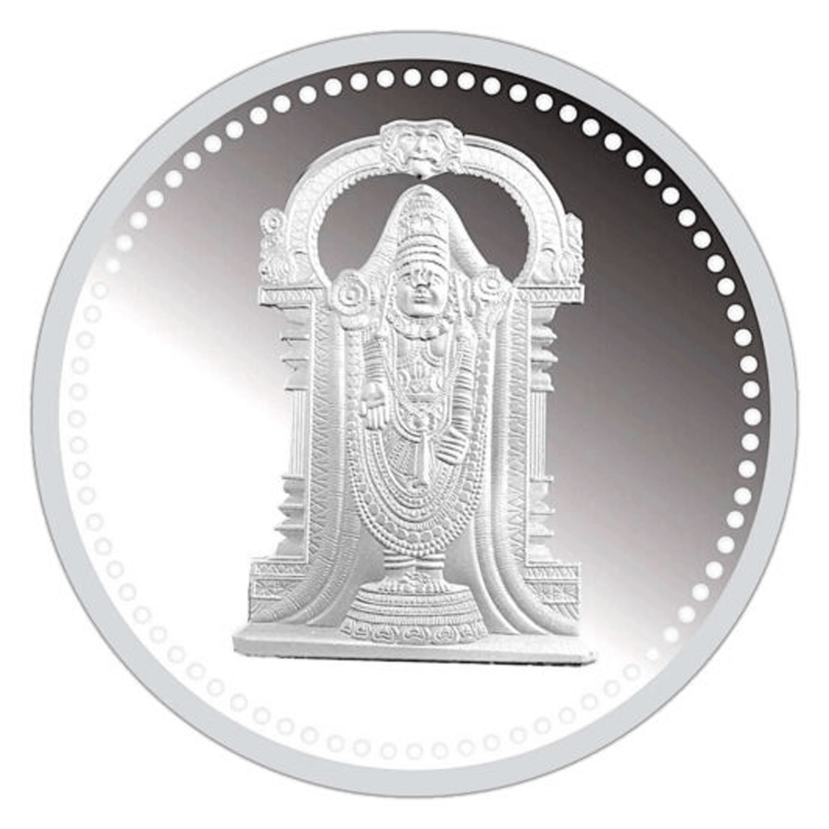 3D Lord Balaji 999 Silver Coin – CoinArts