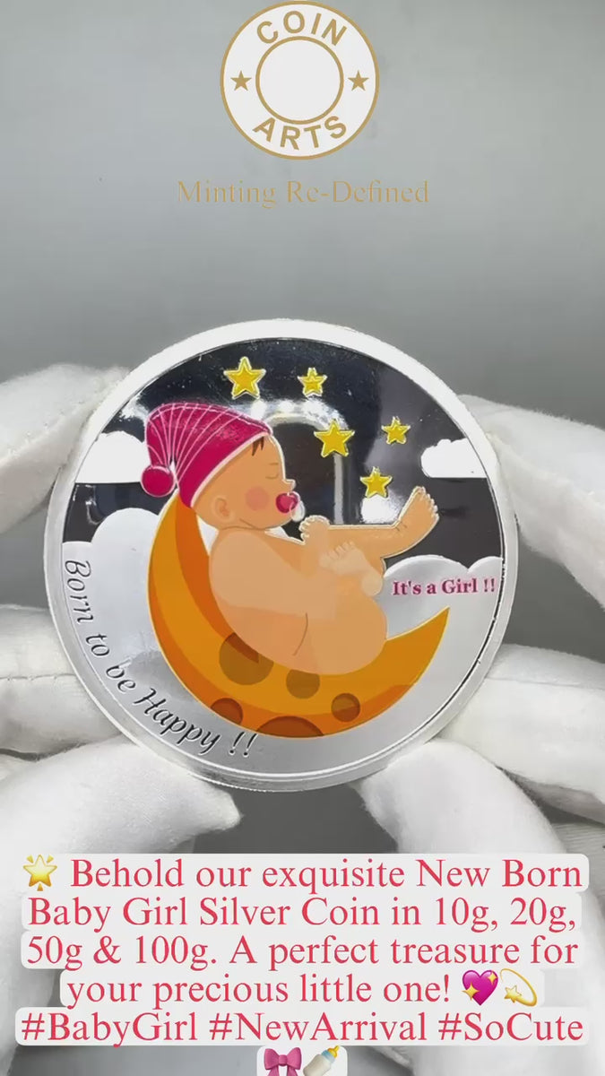 Buy It's A Girl Silver Coin Online at Best Prices in India - CoinArts