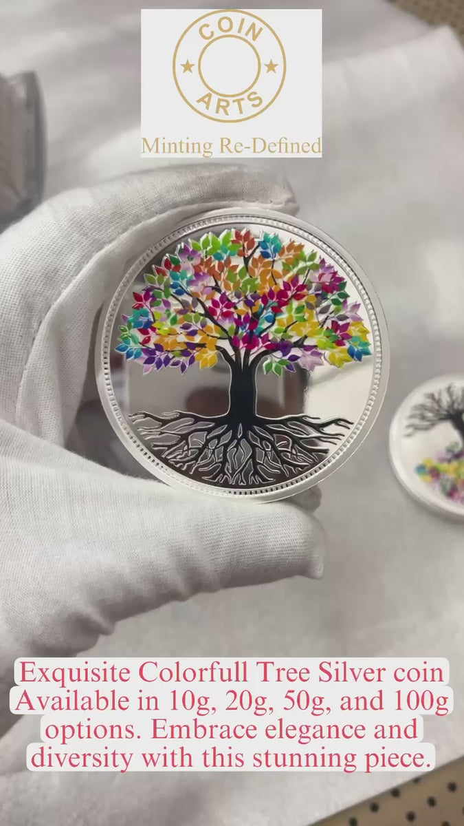 Tree 999 SILVER COLORED COIN – CoinArts